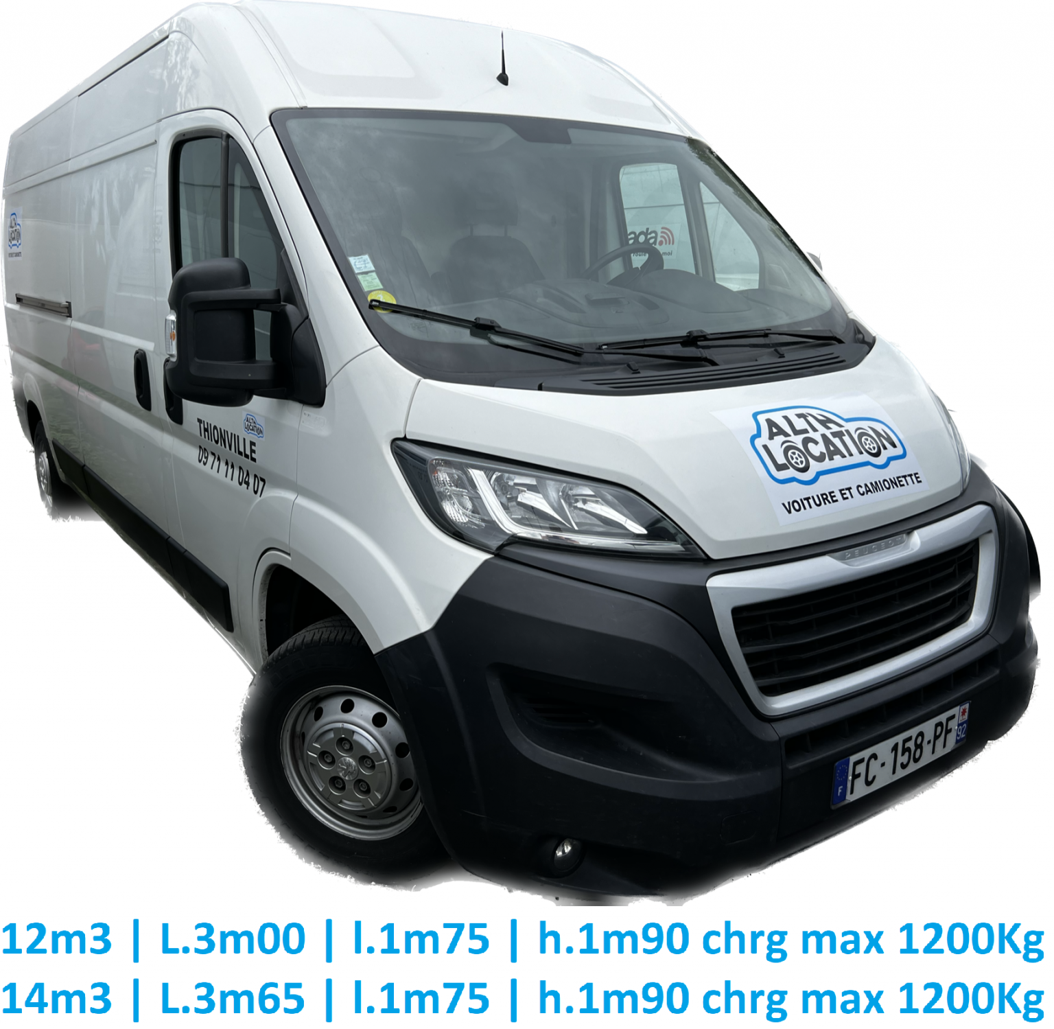 Location utilitaires à Thionville - Camionnettes 3 à 20m3 | ALTH Location